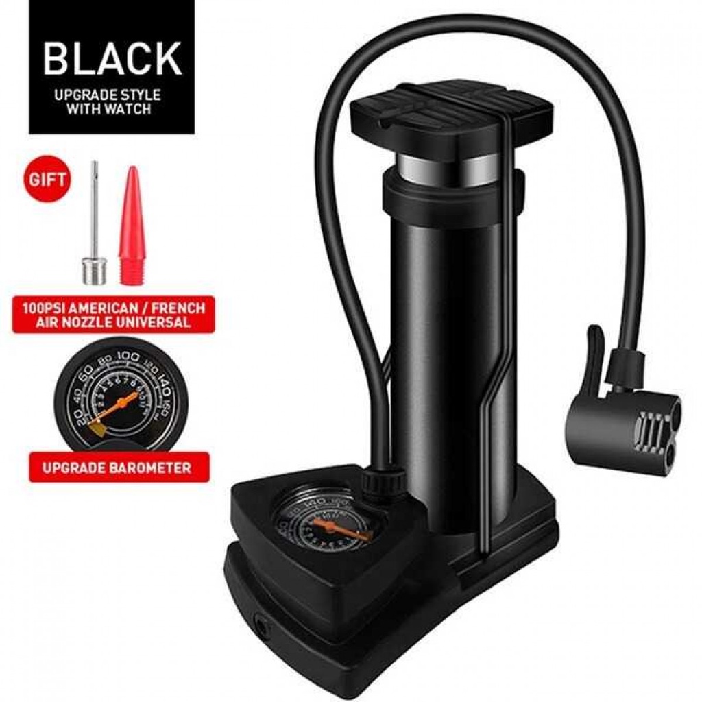 Jual Pompa Angin Sepeda Portable Pump 160 Psi with Gauge - XT402 ...
