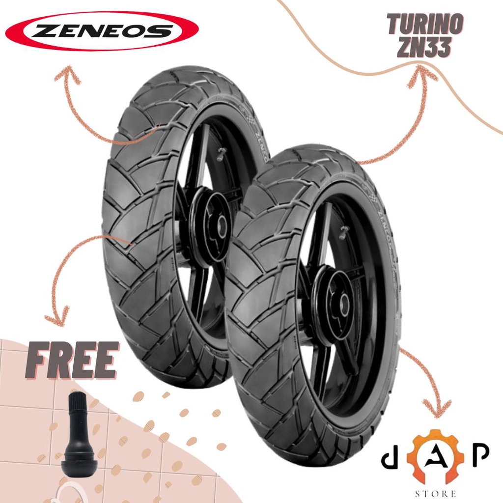 Jual PAKET BAN MOGE RING 17 // ZENEOS TURINO 120/70-17 & 160/60-17 TUBELESS / BAN MOTOR XSR 150 ...