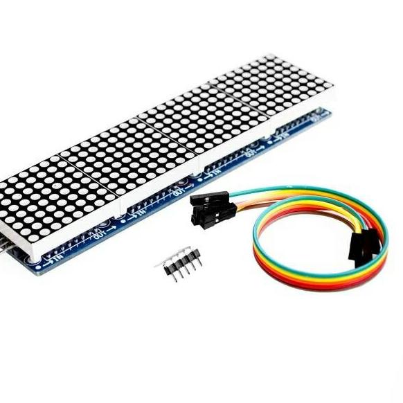 Jual 4 X Max7219 Dot Matrix Module 4in1 Display for Arduino | Shopee ...