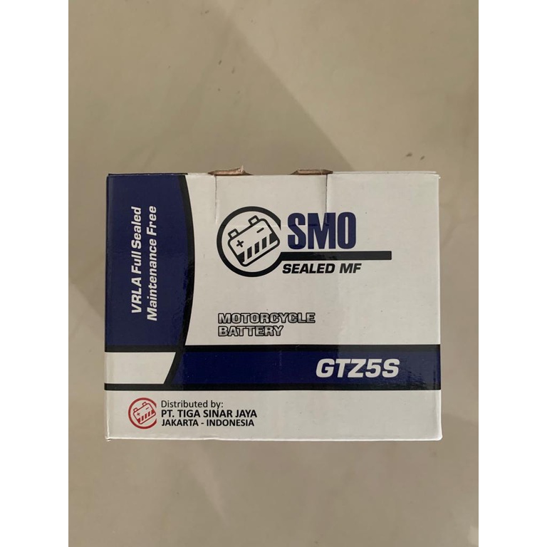 Jual Aki accu SMO full kering gtz5s mtz5s murah SMO | Shopee Indonesia