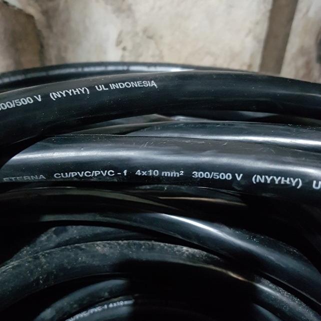 Jual Eterna Kabel Listrik Hitam Serabut NYYHY 4 X 10 / 4X10 MM ( Ecer ) | Shopee Indonesia
