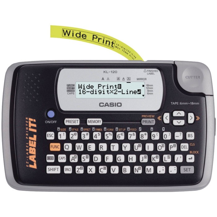Jual Alat / Mesin Label Printer Casio Kl-120 Label It | Shopee Indonesia