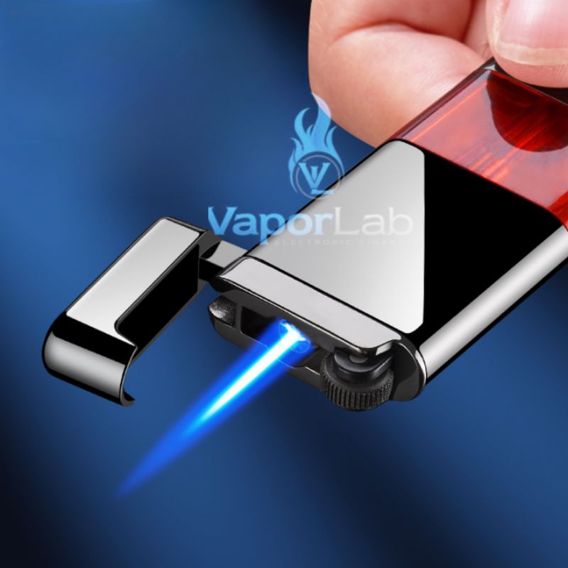 Jual korek api bara las unik slim gas torch lighter polos transparant ...