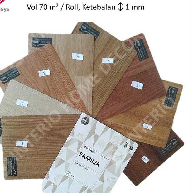 Jual Vinyl Vinil Lantai Roll Kayu Murah LG Hausys FAMILIA - per METER ...