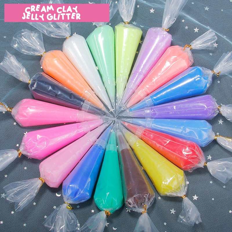 Jual 50 ML Cream Clay Lem Krim Simulation Cream untuk Deco - Warna ...