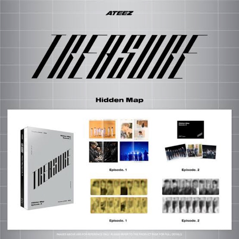 Jual Ateez Treasure: Hidden Map Set | Shopee Indonesia