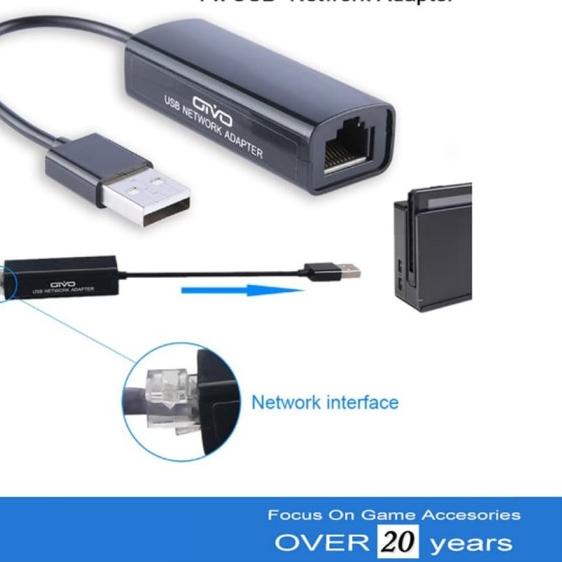 Jual USB Network Adapter LAN Connection Ethernet Converter Nintendo ...