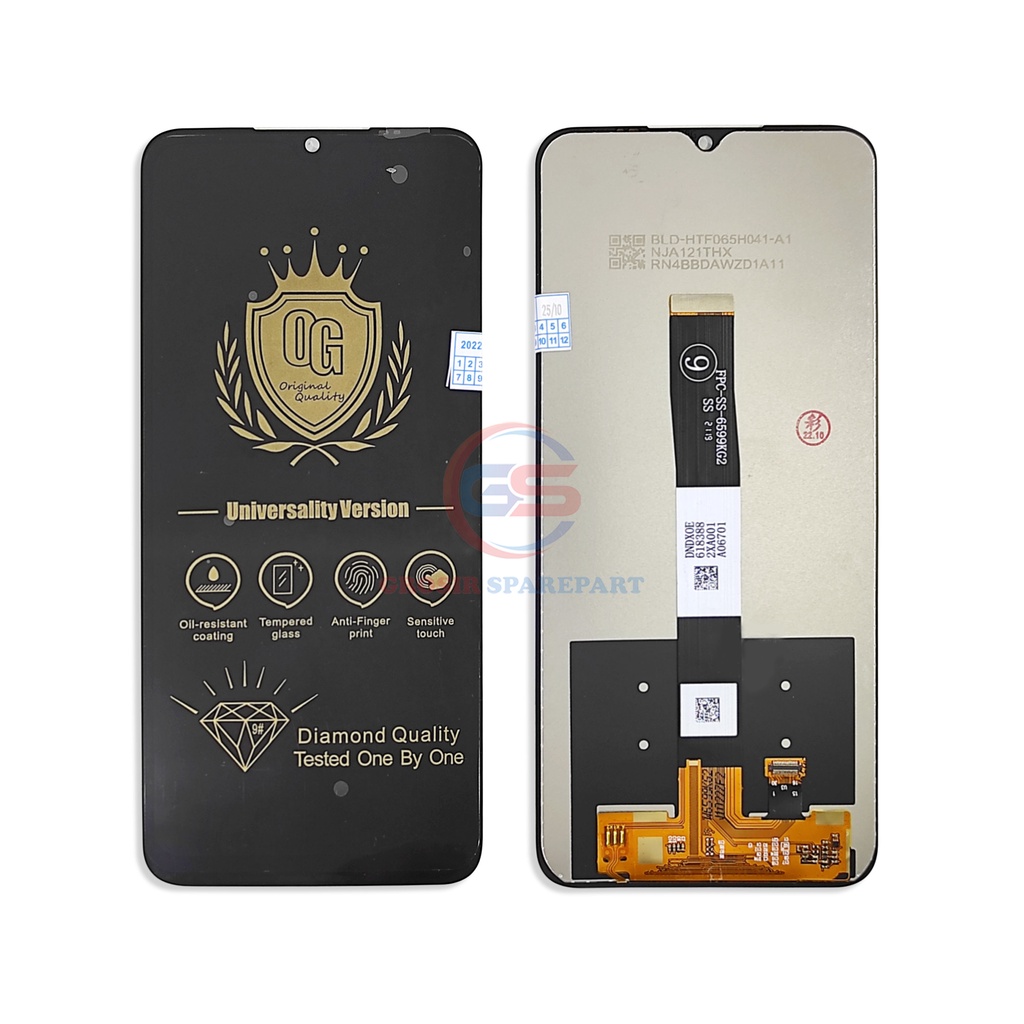 Jual LCD FULLSET TOUCHSCREEN XIAOMI REDMI 9A / REDMI 9C / REDMI 10A ...
