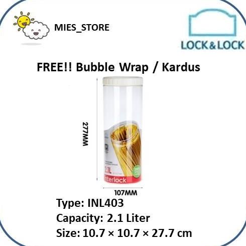 Jual Wadah Toples Spaghetti Lock & Lock INL403 2.1L | Shopee Indonesia
