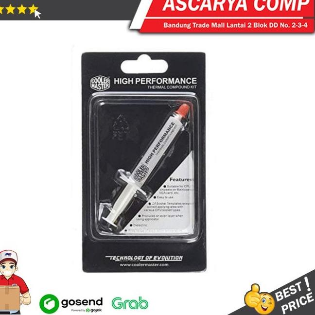 Jual Cooler Master Thermal paste HIGH PERFORMANCE HTK-002-U1 | Shopee ...