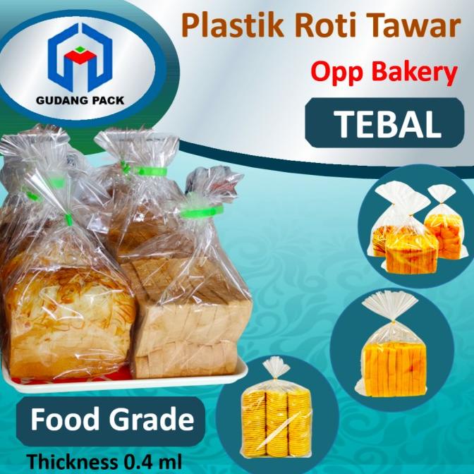 Jual plastik roti tawar / plastik opp food grade untuk makanan dan ...