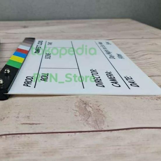 Jual Clapper Board Colorful Acrylic Profesional - Slate Akrilik Action ...