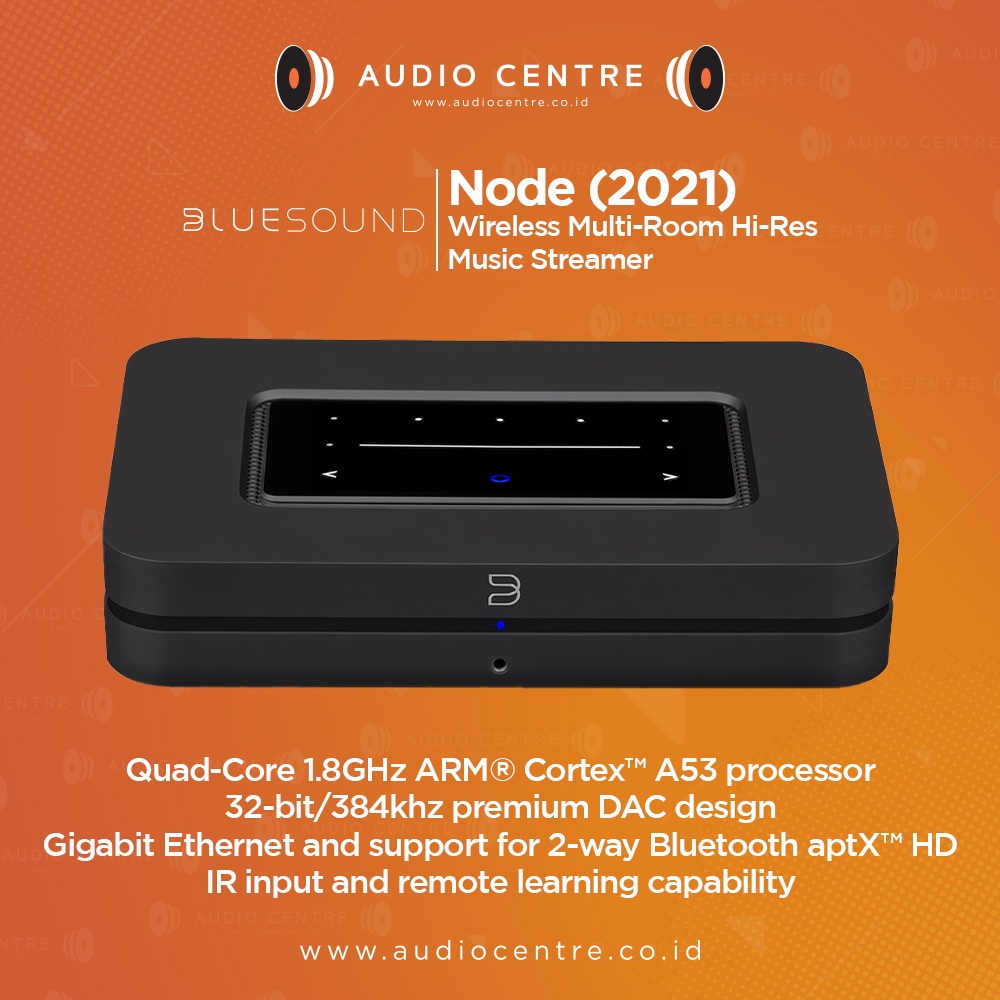 Jual Bluesound Node Wireless Music Streamer Hi Res with HDMI eArc new ...