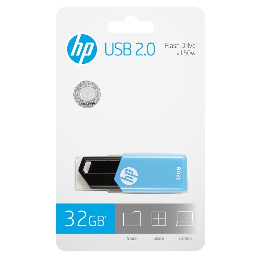 Jual FLASHDISK HP V150W 16GB/32GB/64GB Original | Shopee Indonesia