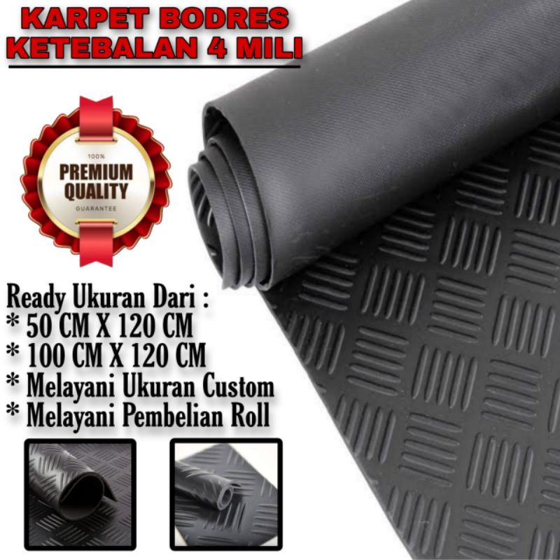 Jual KARPET KARET ANTI SLIP / RUBBER MAT MOTIF BODRES 50 X 120 CM 4MM | Shopee Indonesia