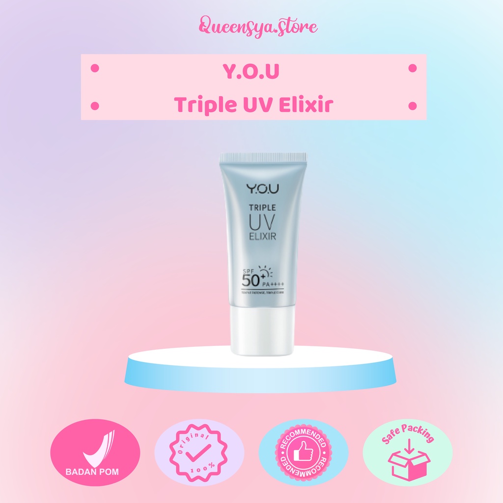 Jual Y.O.U Triple UV Elixir SPF 50 PA++++ | Shopee Indonesia