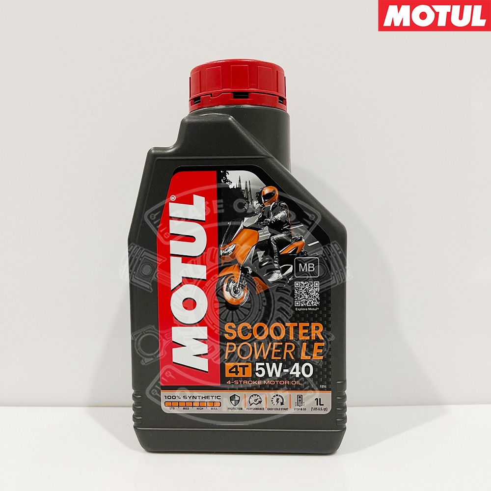 Jual MOTUL 4T SCOOTER POWER LE 5W-40 1L/OLI MOTOR MATIC/100% ORIGINAL ...