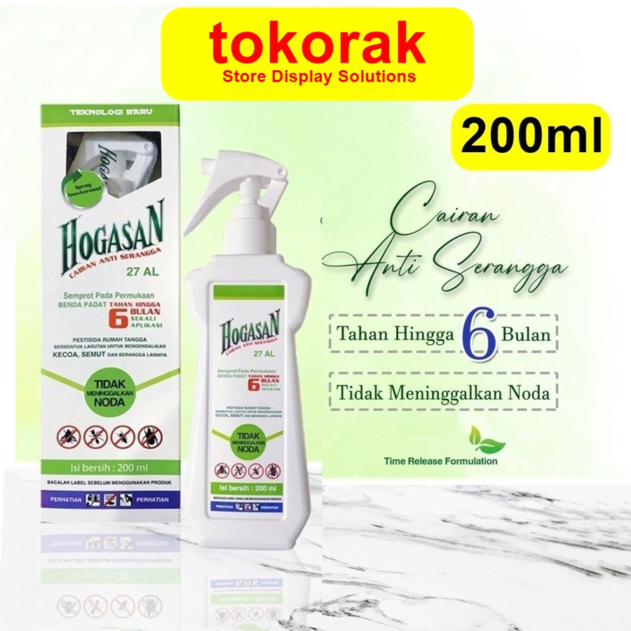 Jual CAIRAN ANTI SERANGGA HOGASAN 200 ML - SEMPROTAN ANTI SEMUT KECOA ...