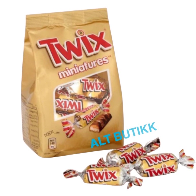 Jual TWIX MINIATURES 220 GRAM | COKELAT TWIX MINI | PRODUCT OF EUROPE ...