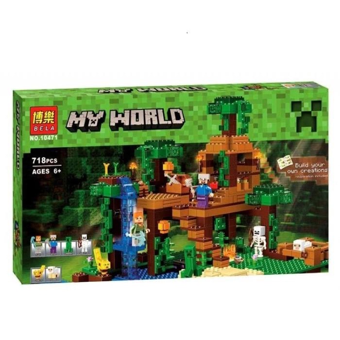 Jual Lego Minecraft The Jungle Tree House 562 pcs (18003) | Shopee ...