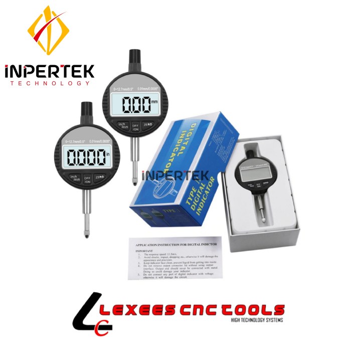 Jual Met Dial Digital Gauge Indicator Dial Micrometer Dial Indicator ...