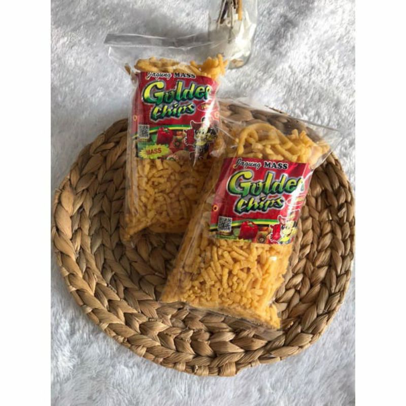 Jual Kripik Mass Golden Chips +-225gr Potato Chips Jajan Jadul | Shopee ...