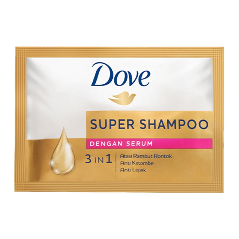 Jual Dove 3in1 Super Shampoo Sachet 8ml | Shopee Indonesia