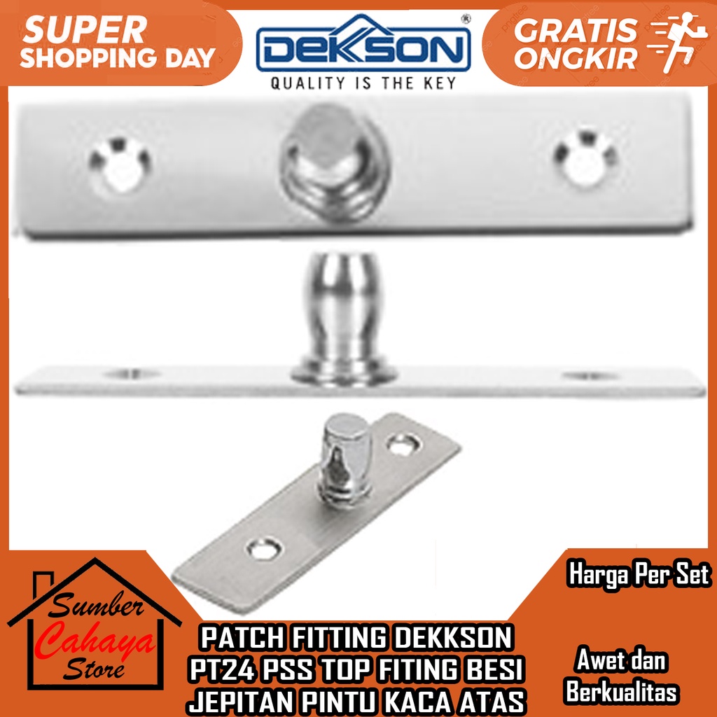 Jual Patch Fitting Dekkson PT 24 Top Fiting Pintu Kaca PT24 Dekson PT24 PITING PITTING JEPITAN ...