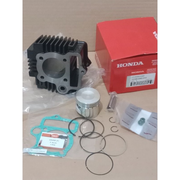 Jual Blok seher komplit isi piston kit honda grand supra win GN5 | Shopee Indonesia