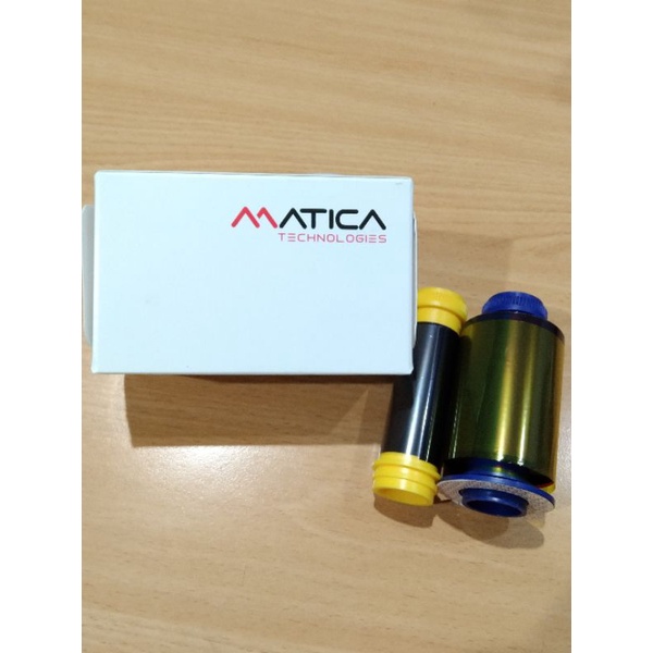 Jual Ribbon Printer ID Card merk MATICA WARNA | Shopee Indonesia