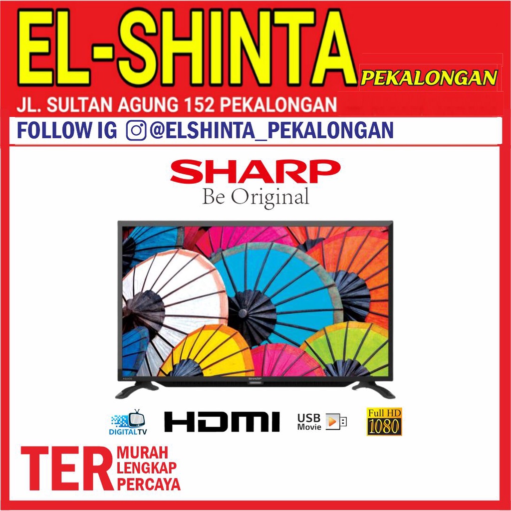 Jual LED TV SHARP 24INC DIGITAL 2T-C24DC1I 24DC1I 24 INCH Promo ...
