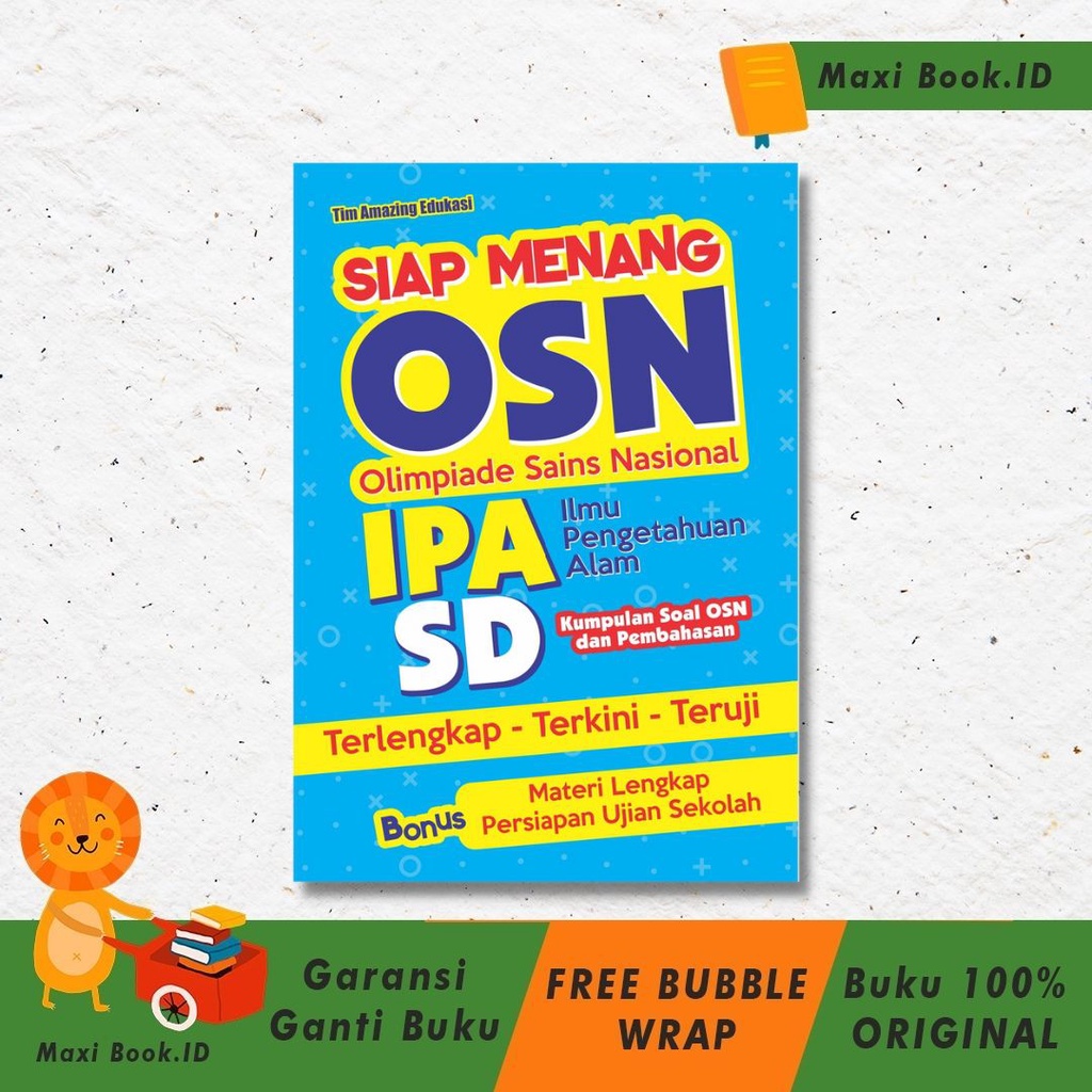 Jual Buku Sekolah / Buku Pendidikan / Buku OSN: SIAP MENANG OSN (OLIMPIADE SAINS NASIONAL) IPA ...