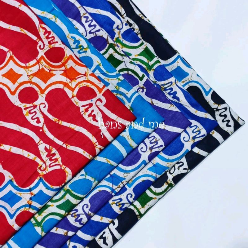 Jual Kain Perca Batik Motif Parang Soft (per set) | Shopee Indonesia