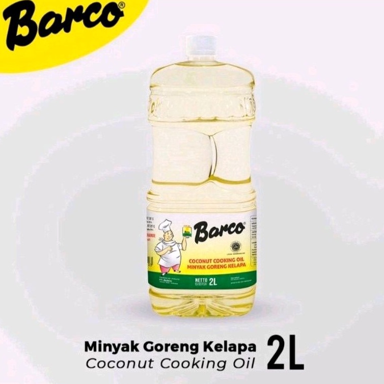 Jual BARCO MINYAK GORENG KELAPA 2 LITER BOTOL COCONUT COOKING OIL 2L ...