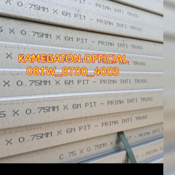 Jual BAJA RINGAN PRIMA INTI TRUSS C 75X 35X 0.75MMX 6 MTR / PIT/ BUKAN ...