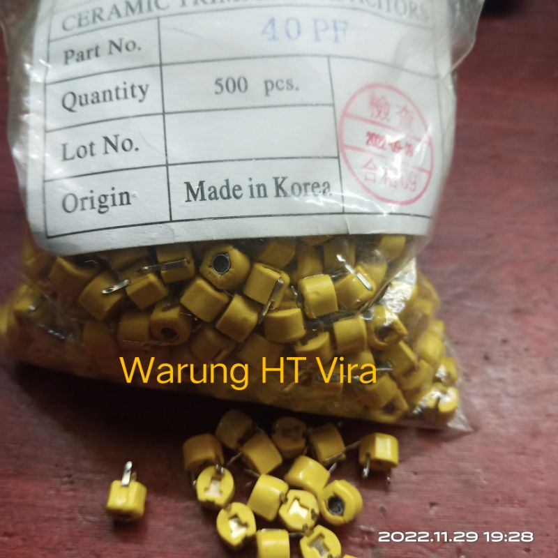 Jual kapasitor trimmer 40pf | Shopee Indonesia