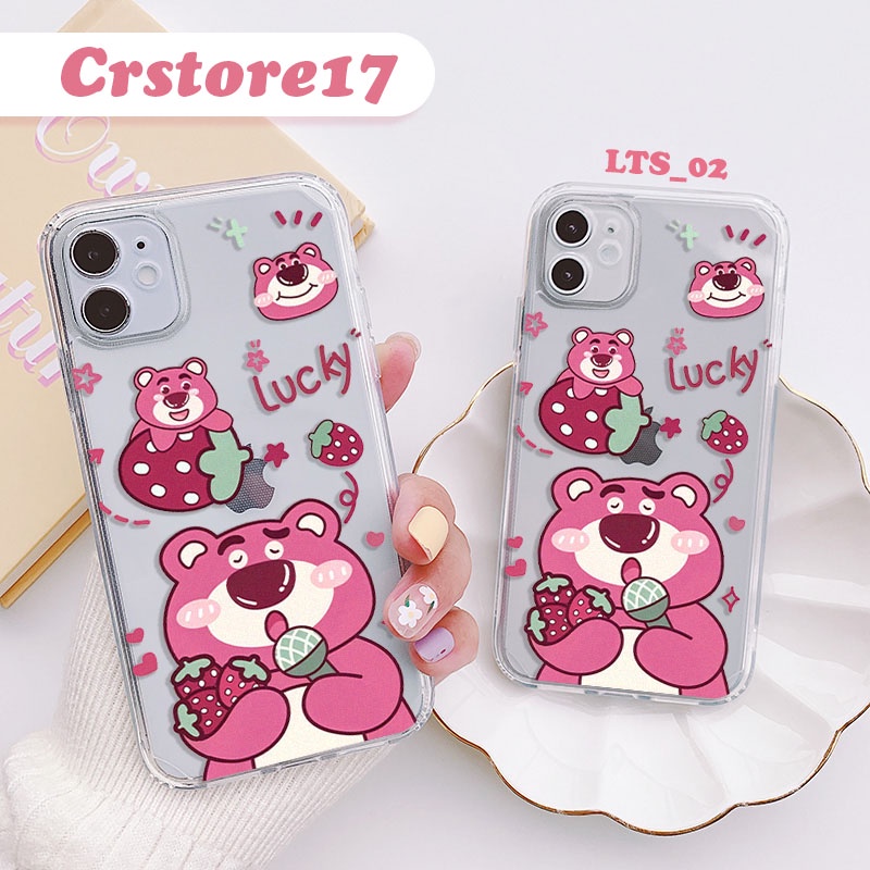 Jual CUSTOM CASE KARAKTER TOY STORY BERUANG PINK / MOTIF LOTSO BEAR ...