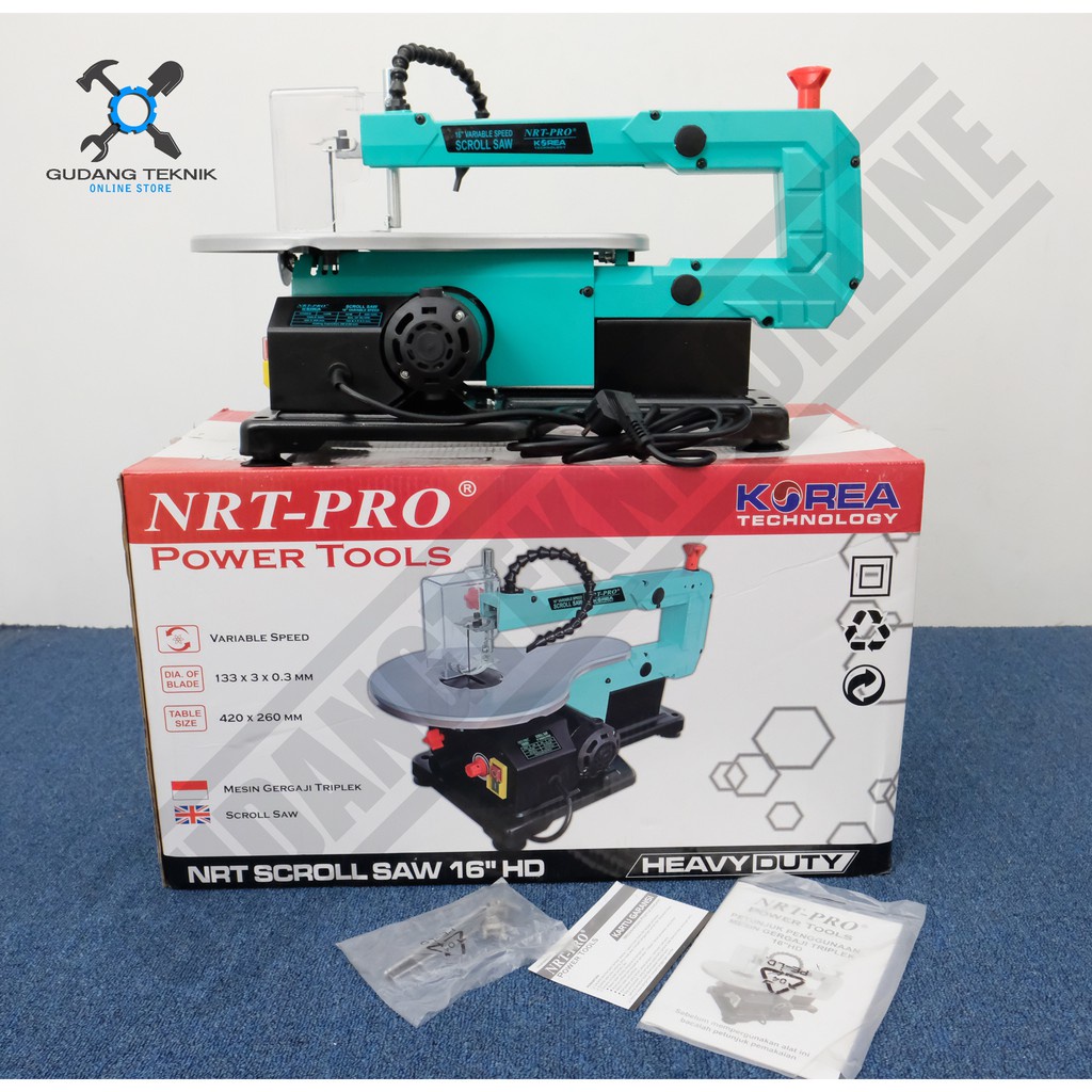 Jual MESIN Scroll Saw NRT 16HD Mesin GERGAJI TRIPLEK Potong Ukir ...