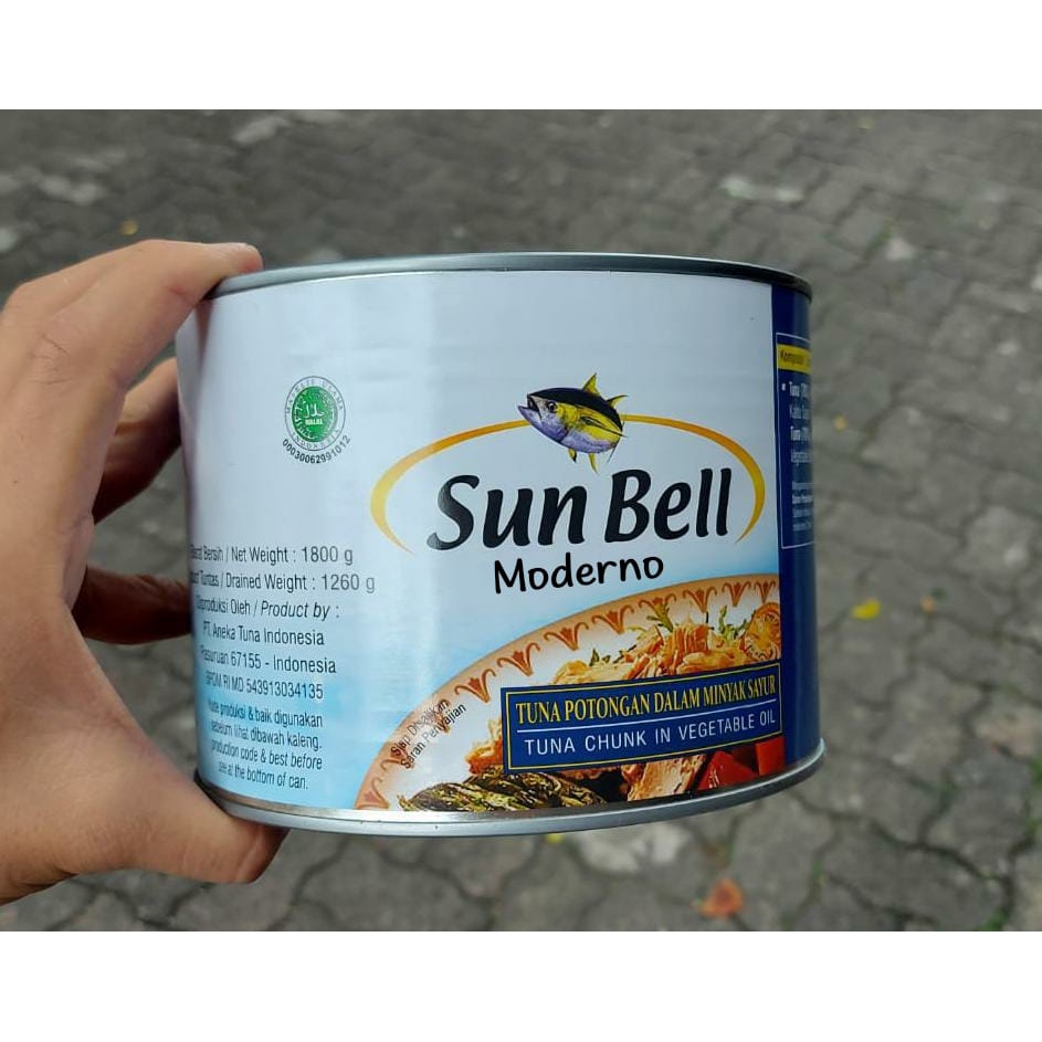 Jual Sunbell tuna chunk in Vegetable oil 1800 Gr - Sunbell Tina chunk 1 ...
