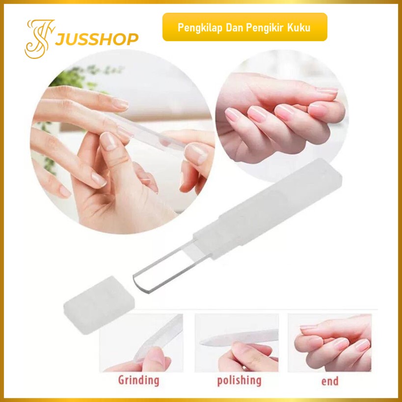 Jual Pengkilap Kuku Nano Glass Alat Pengikir Kuku Nail File Manicure ...
