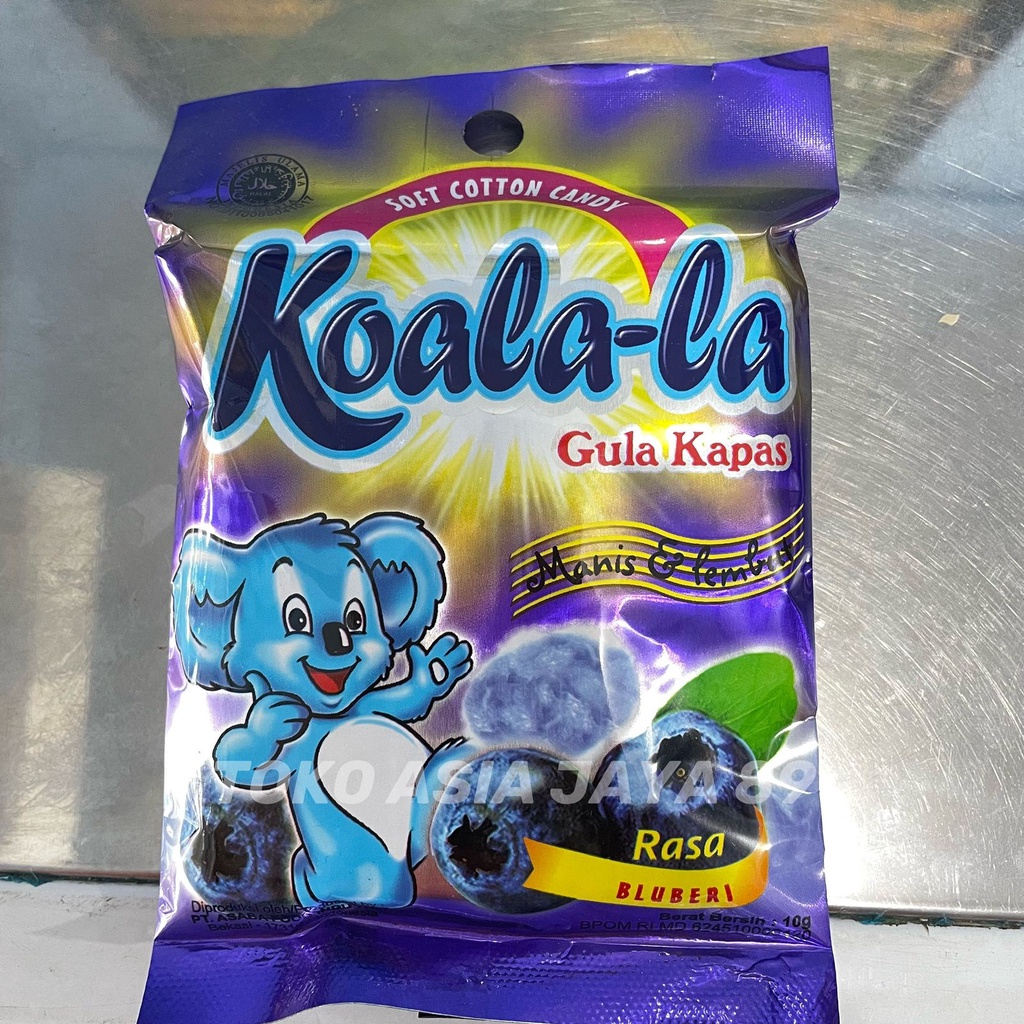 Jual Koala la gula kapas / permen kapas jadul / soft cotton candy ...