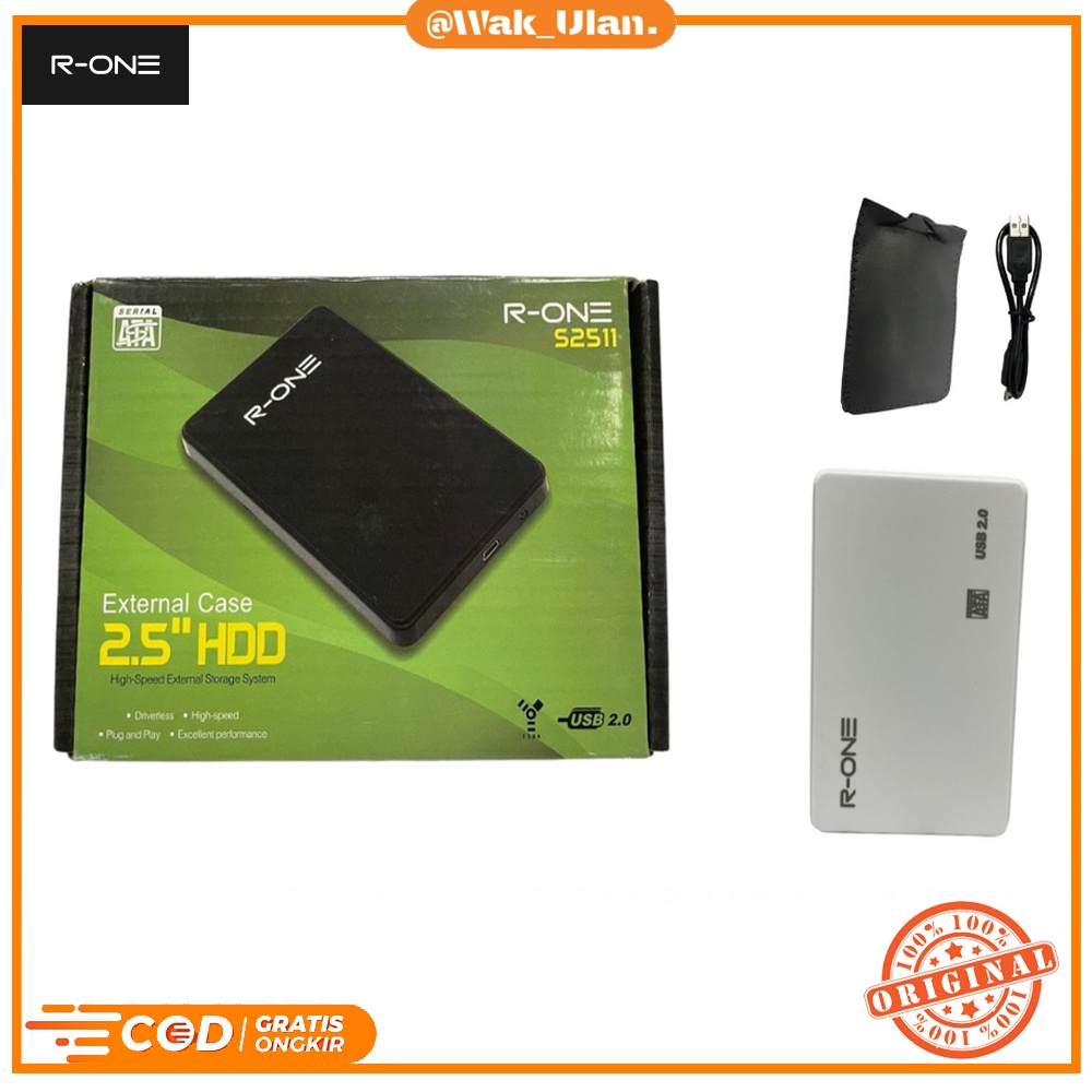 Jual Tempat Enclosure R-ONE HAYABUSA Casing Hardisk Laptop External HDD ...