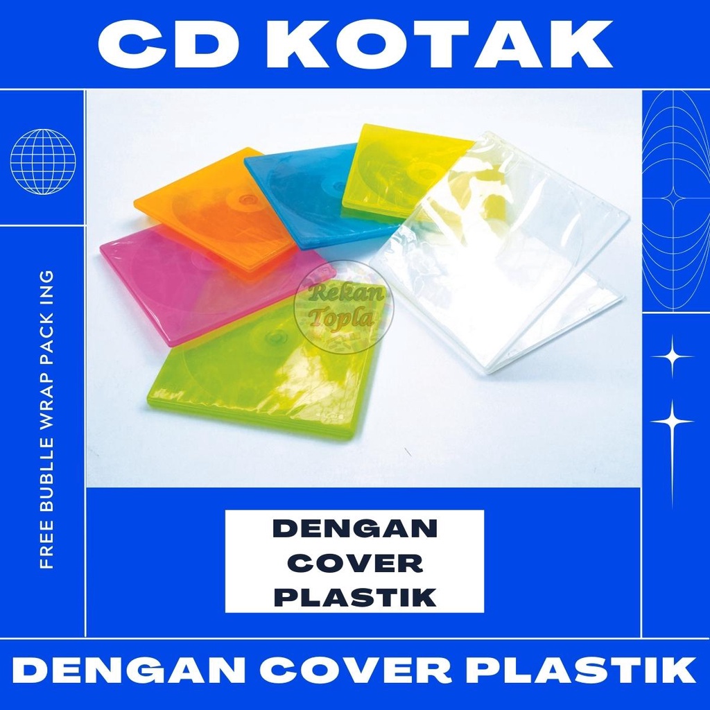 Jual Case DVD Kotak Dengan Cover Plastik / Case CD / Tempat Kaset / Murah & Berkualitas / Topla ...