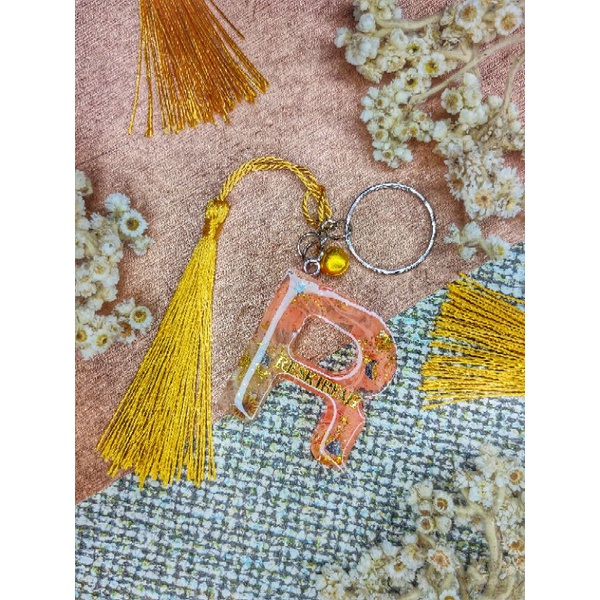 Jual Gantungan Kunci Keychain Alphabet Huruf Inisial Nama (Custom ...