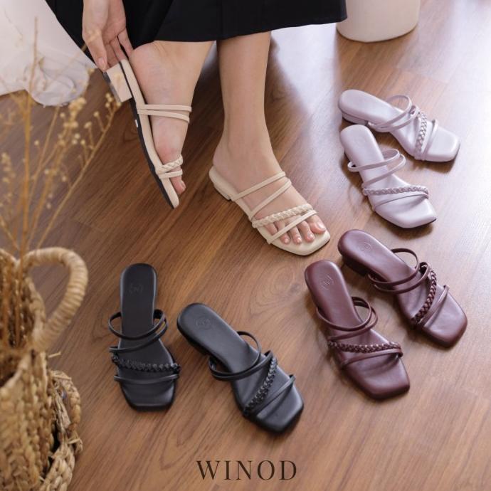 Jual WINOD Kirana Heels 3cm (Tersedia 3 Warna) | Shopee Indonesia