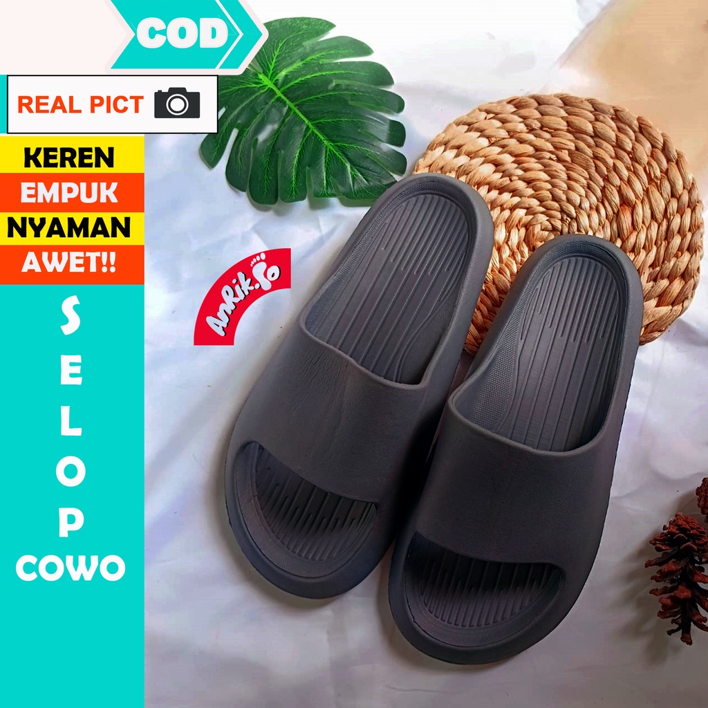 Jual SANDAL SELOP COWOK COWO PRIA LAKI LAKI SLIP ON KOREA KOREAN STYLE ...