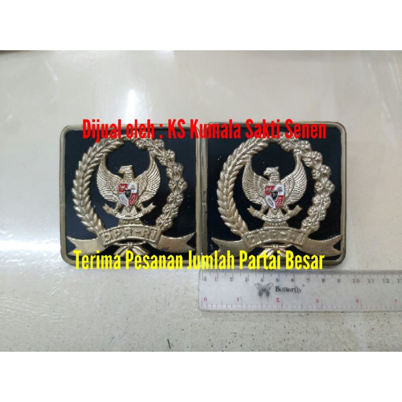 Jual Plat Mobil DPR RI Dasar Merah Putih dan Hitam | Emblem Peneng ...