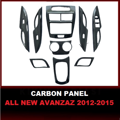 Jual CARBON PANEL ALL NEW AVANZA 2012-2015 9PCS | Shopee Indonesia