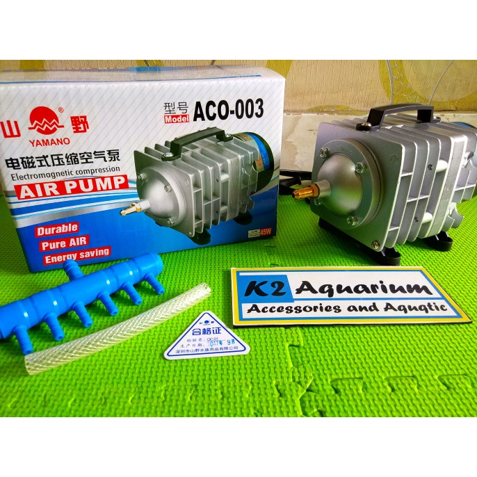 Jual Yamano aco-003 air pump oksigen blower 45 watt 75 L Murah | Shopee ...