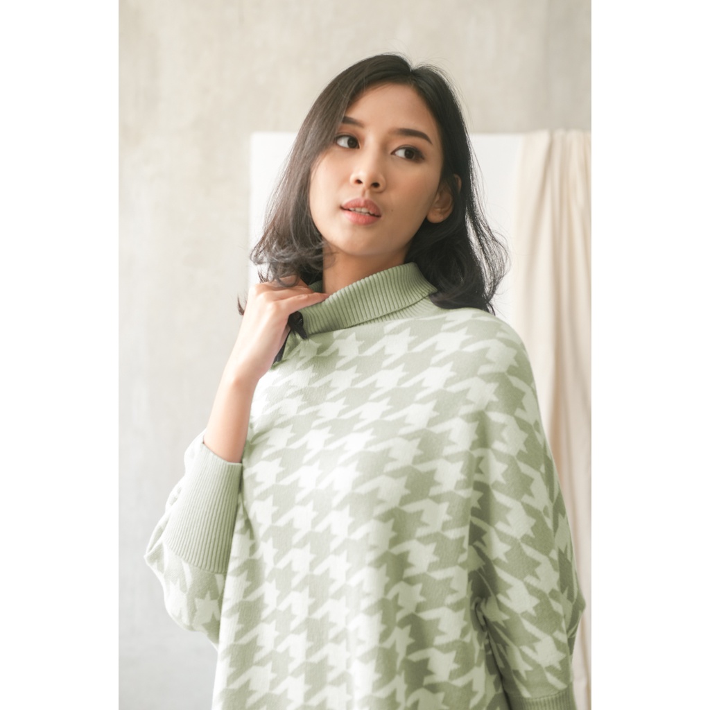 Jual Asiro Anatasya Knitted Blouse Sage Atasan Wanita | Shopee Indonesia